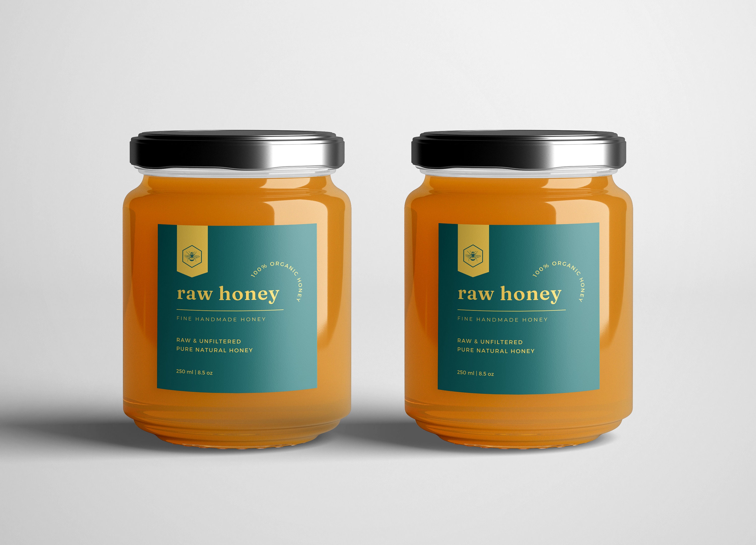 Honey Label Sticker, Homemade Honey Label, Honey Jar Labels, Honey ...