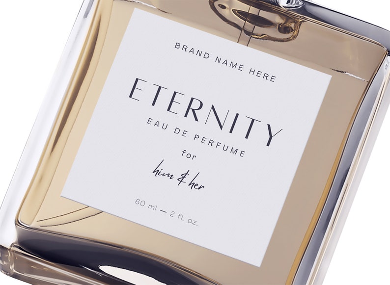 Perfume Bottle Label Templates, Diffuser Label Template, Bride Perfume ...