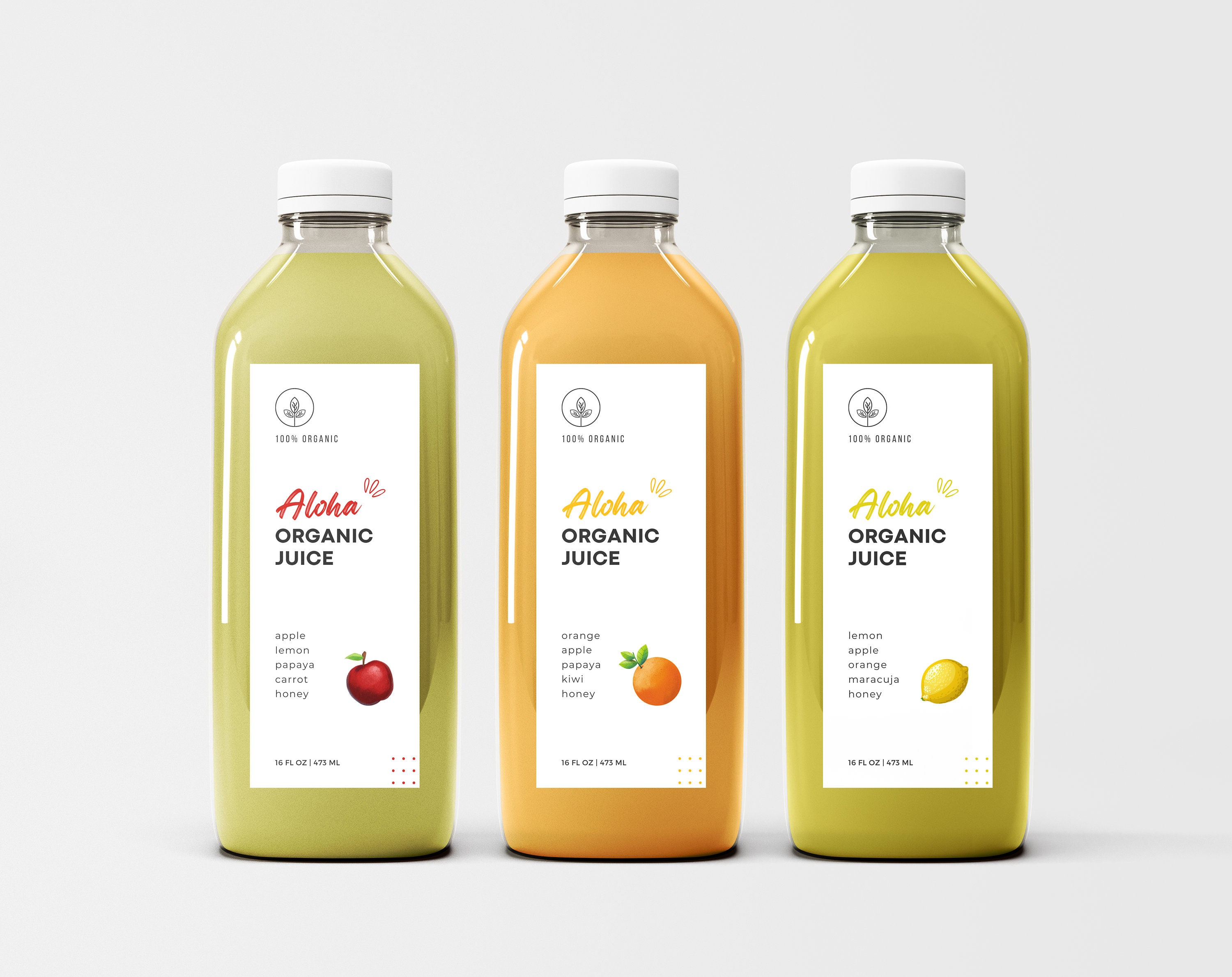 Juice Bottle Labels, Juice Stickers, Editable Juice Labels, Juice Label ...