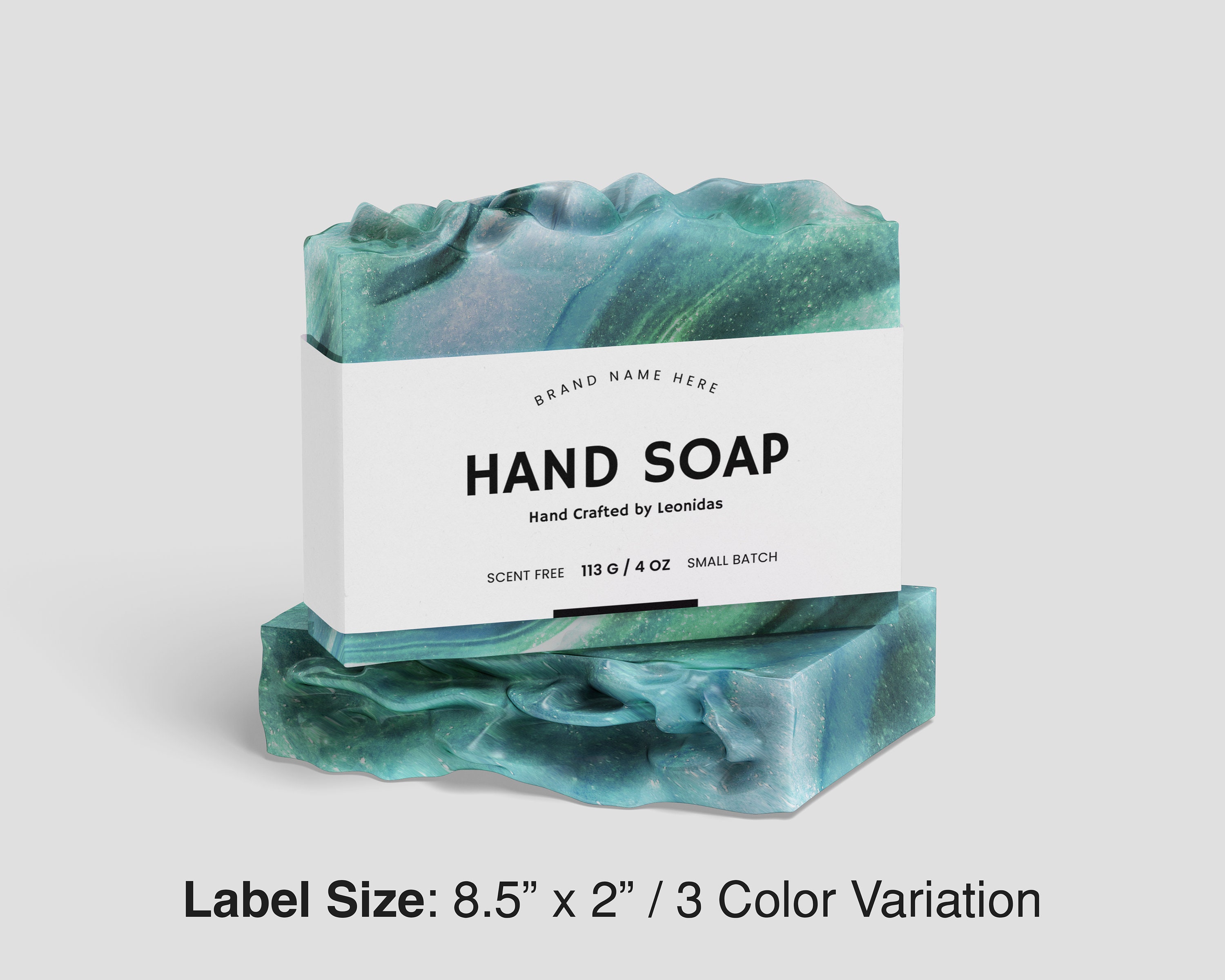 Handmade Soap Label Template, Editable Soap Bar Label, Printable Soap ...