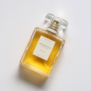 Perfume Bottle Label Design, Canva Perfume Labels, Editable Perfume ...