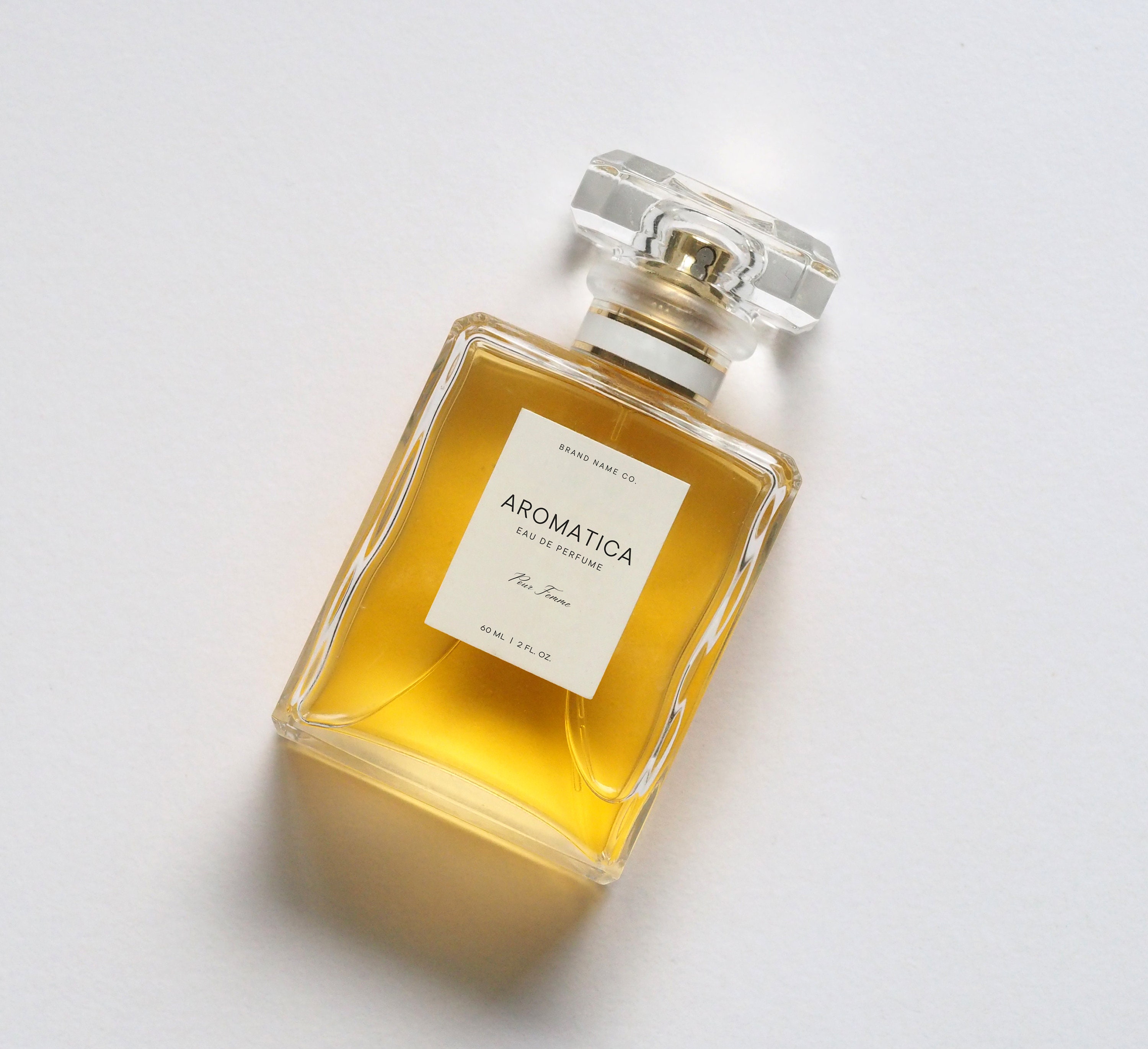 Perfume Bottle Label Design, Canva Perfume Labels, Editable Perfume ...