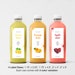 Juice Bottle Label, Custom Juice Labels, Drink Labels, Beverage Labels ...