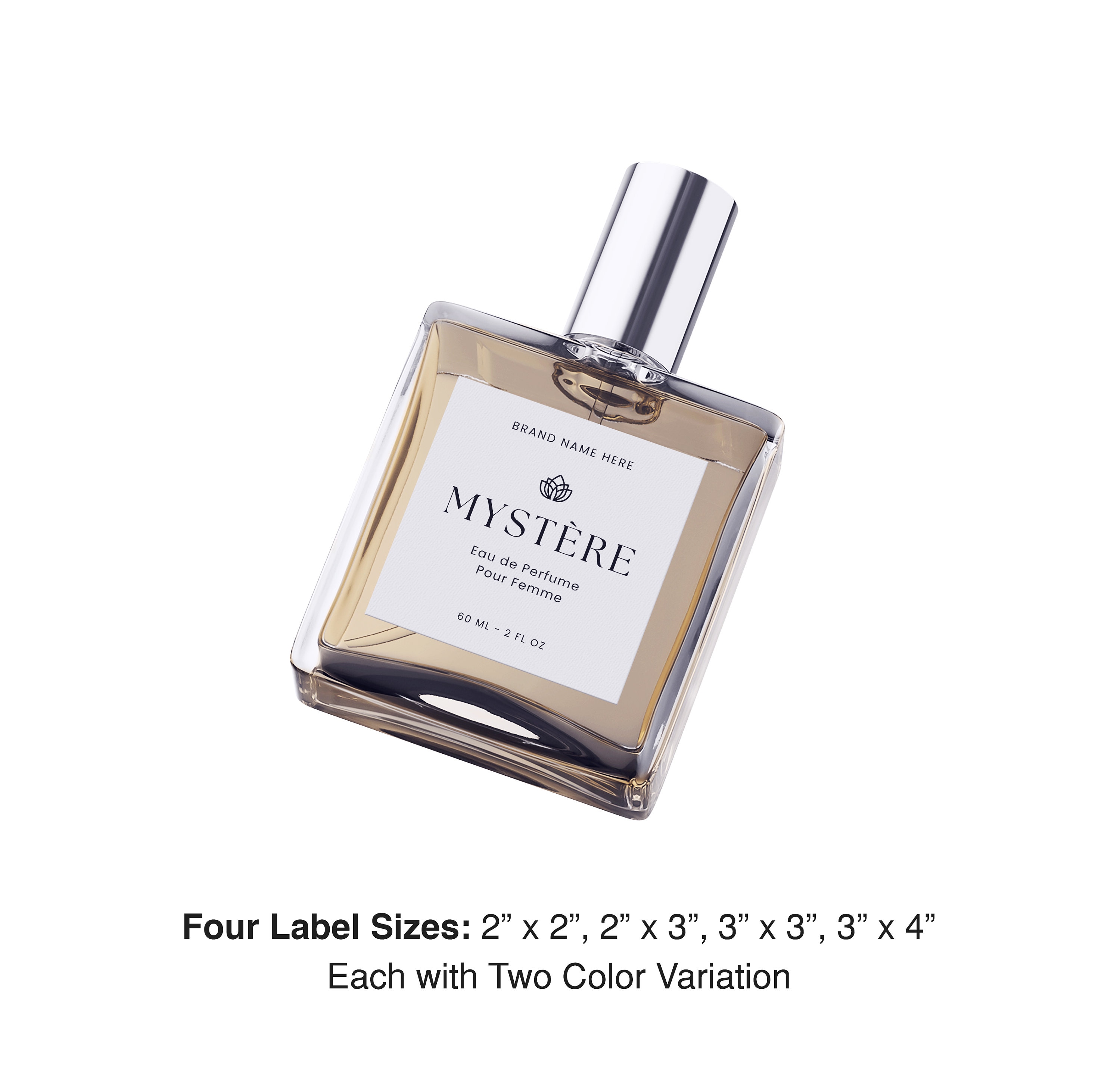 DIY Luxury Perfume Bottle Label Template, Premium Design for DIY ...