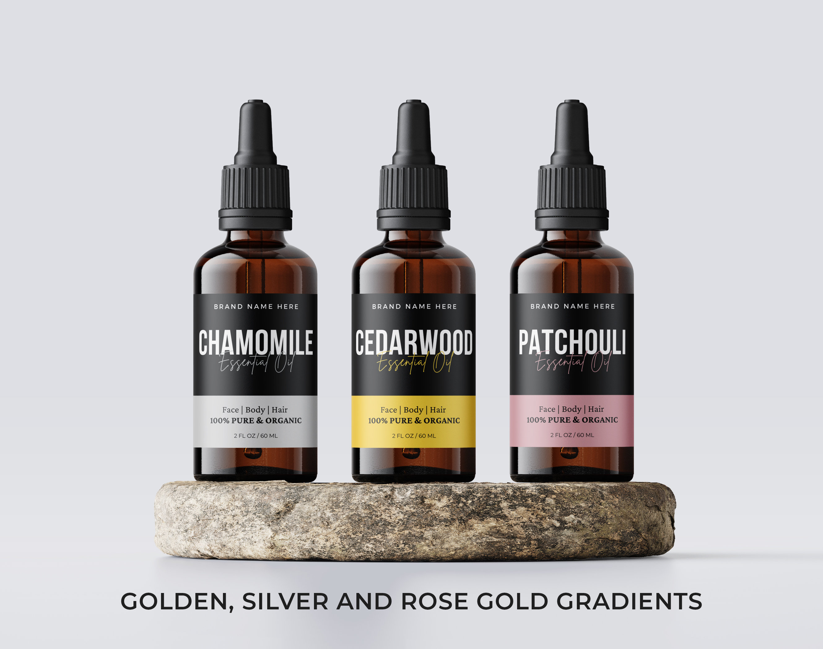 Essential Oil Label Template - Body Spray Label - Editable Canva Label ...