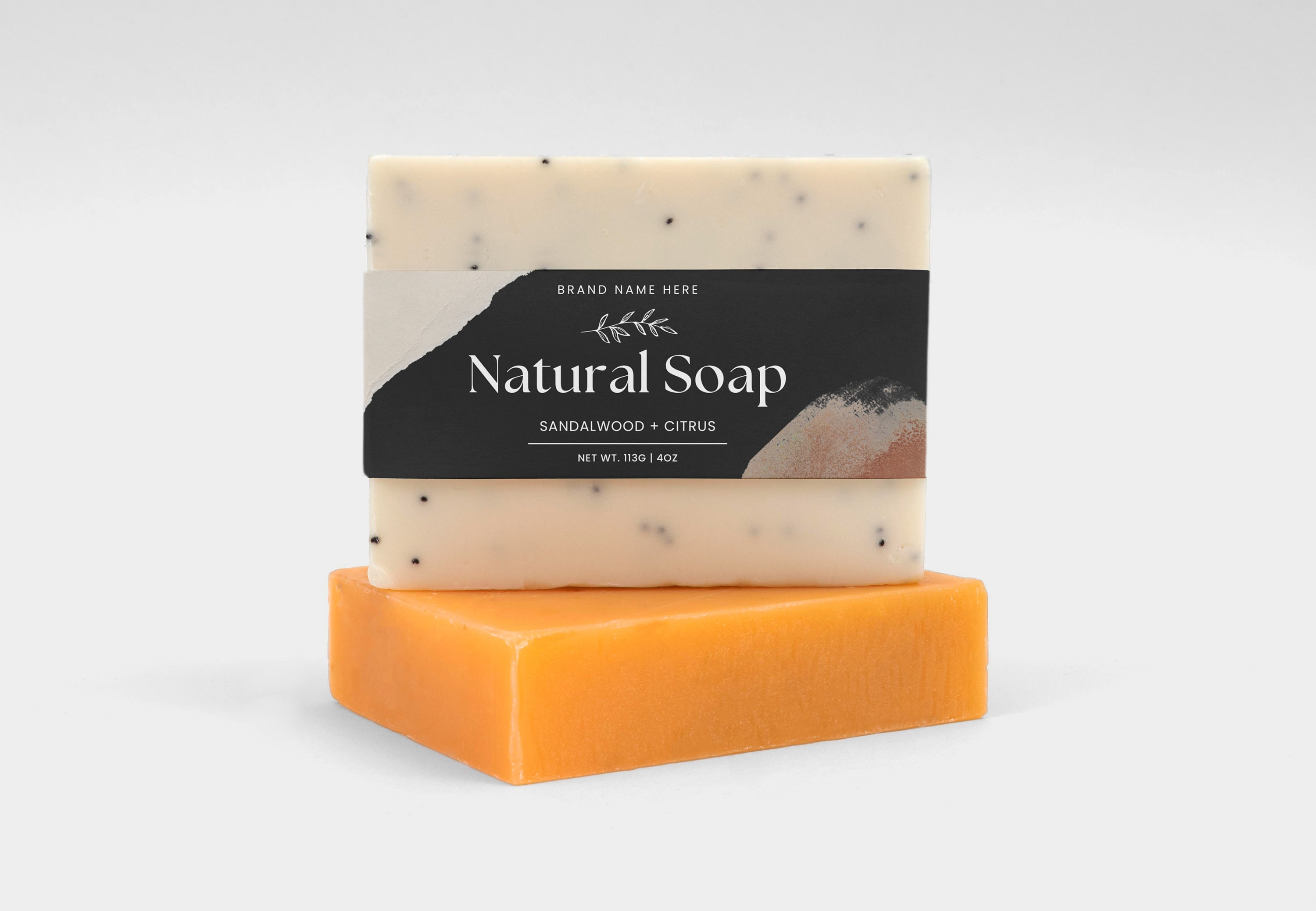 Soap Labels Template, Soap Bar Label Sticker, Customizable, Printable ...