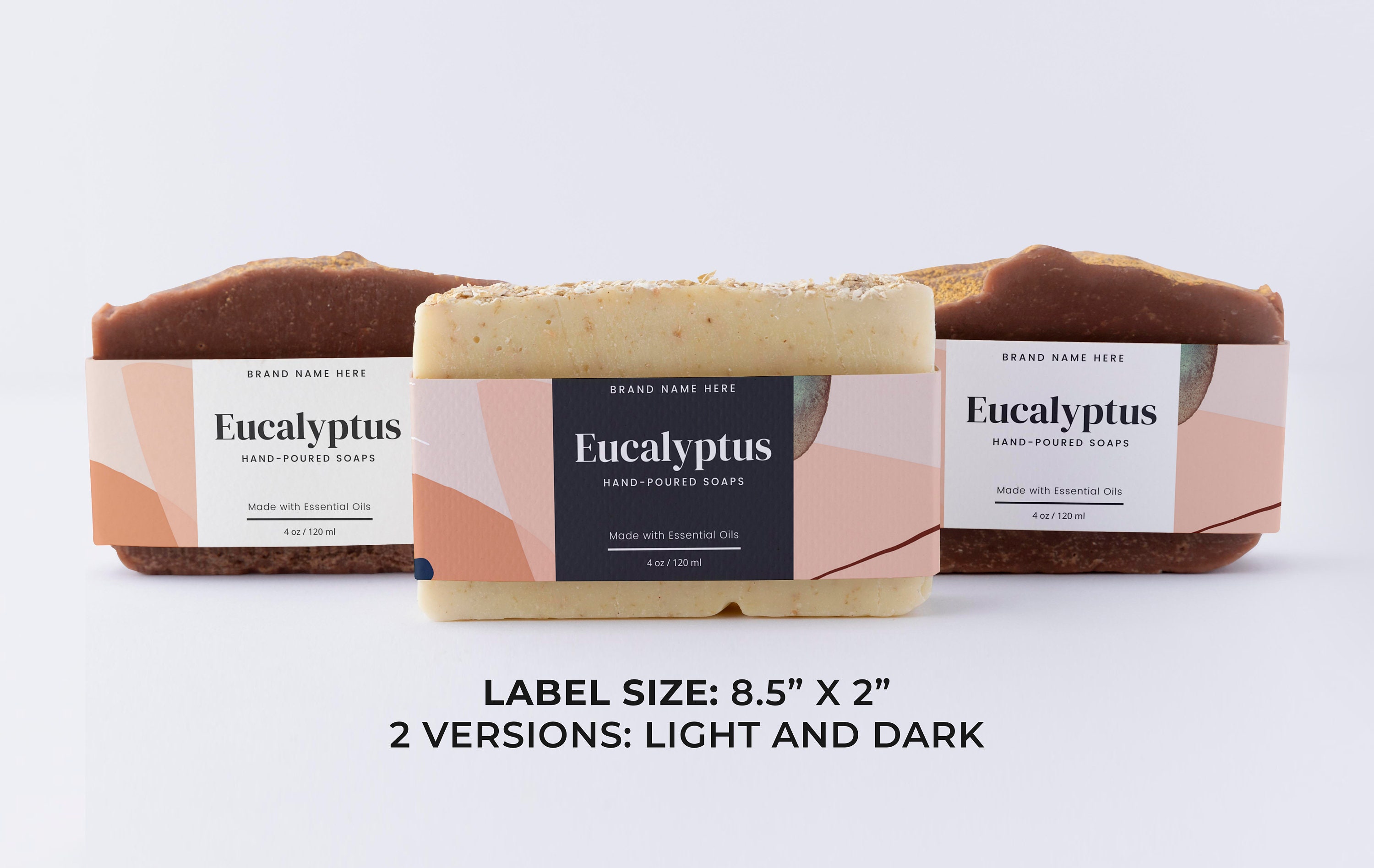 Handmade Soap Editable Label Template - DIY Printable Soap Labels ...
