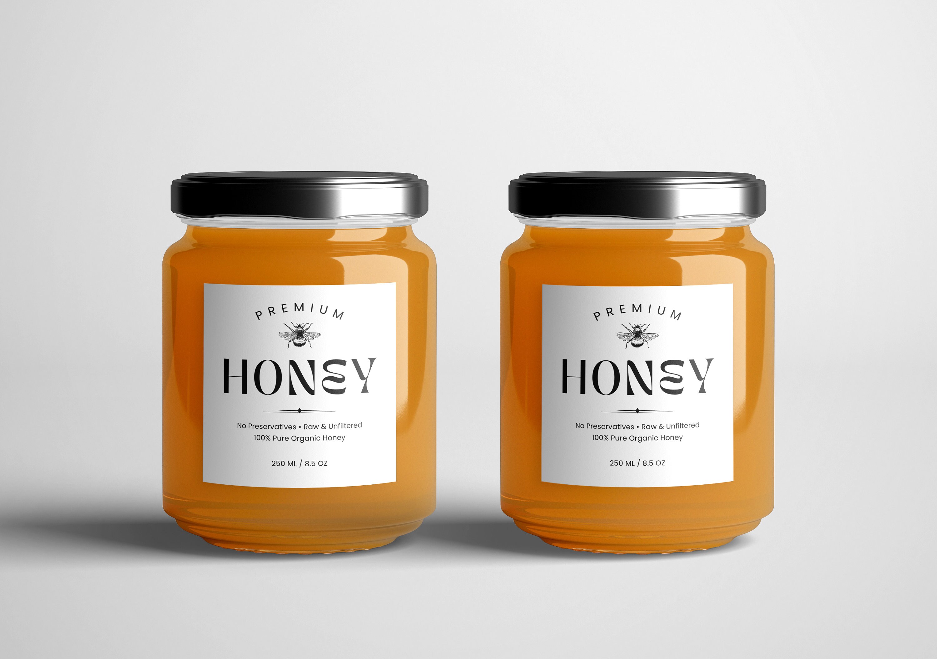 Premium Printable Honey Jar Labels Template, Customizable Jam Jar Label ...