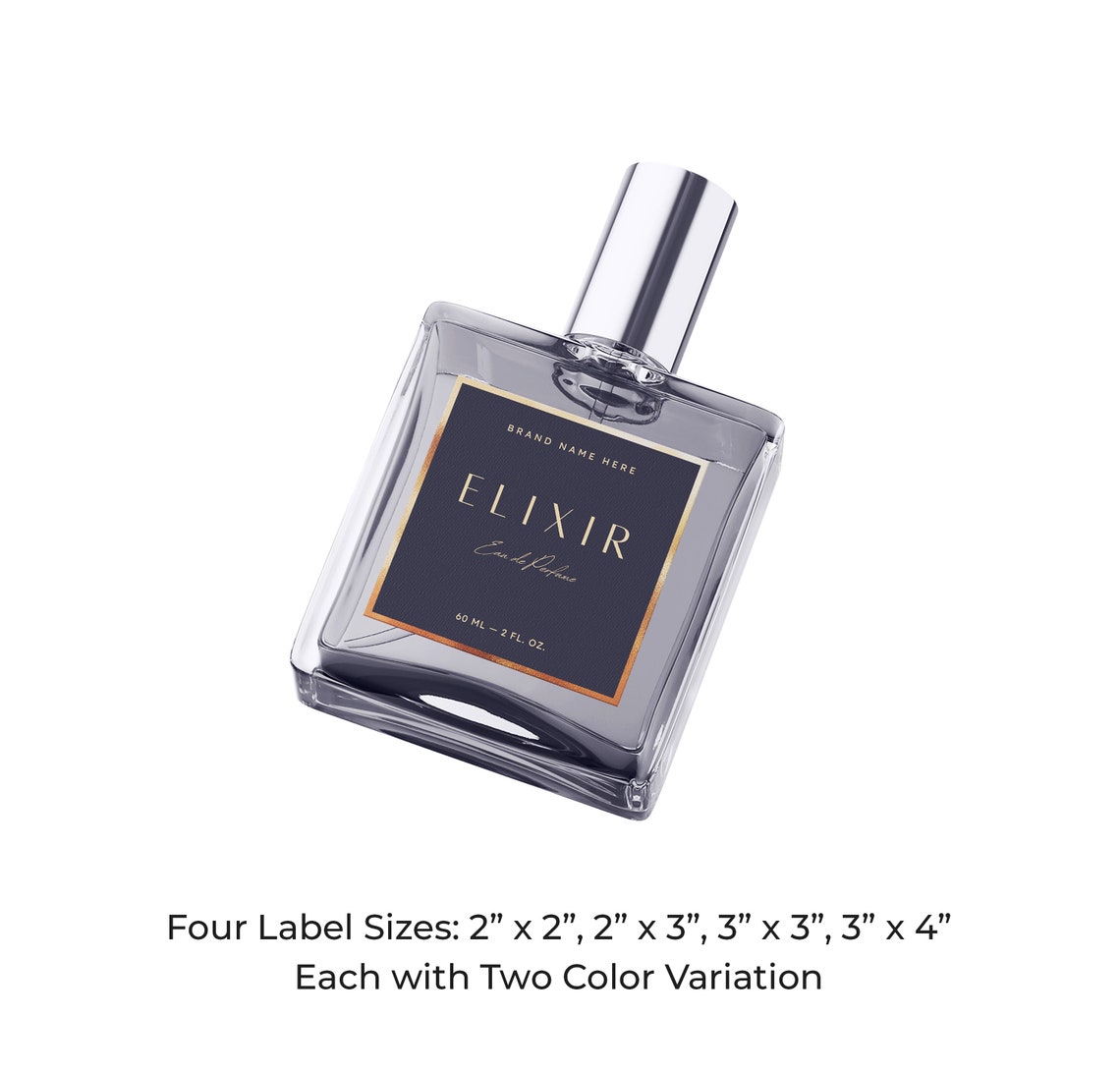 Editable Perfume Label Template, Perfume Bottle Labels, Perfume Bottle ...