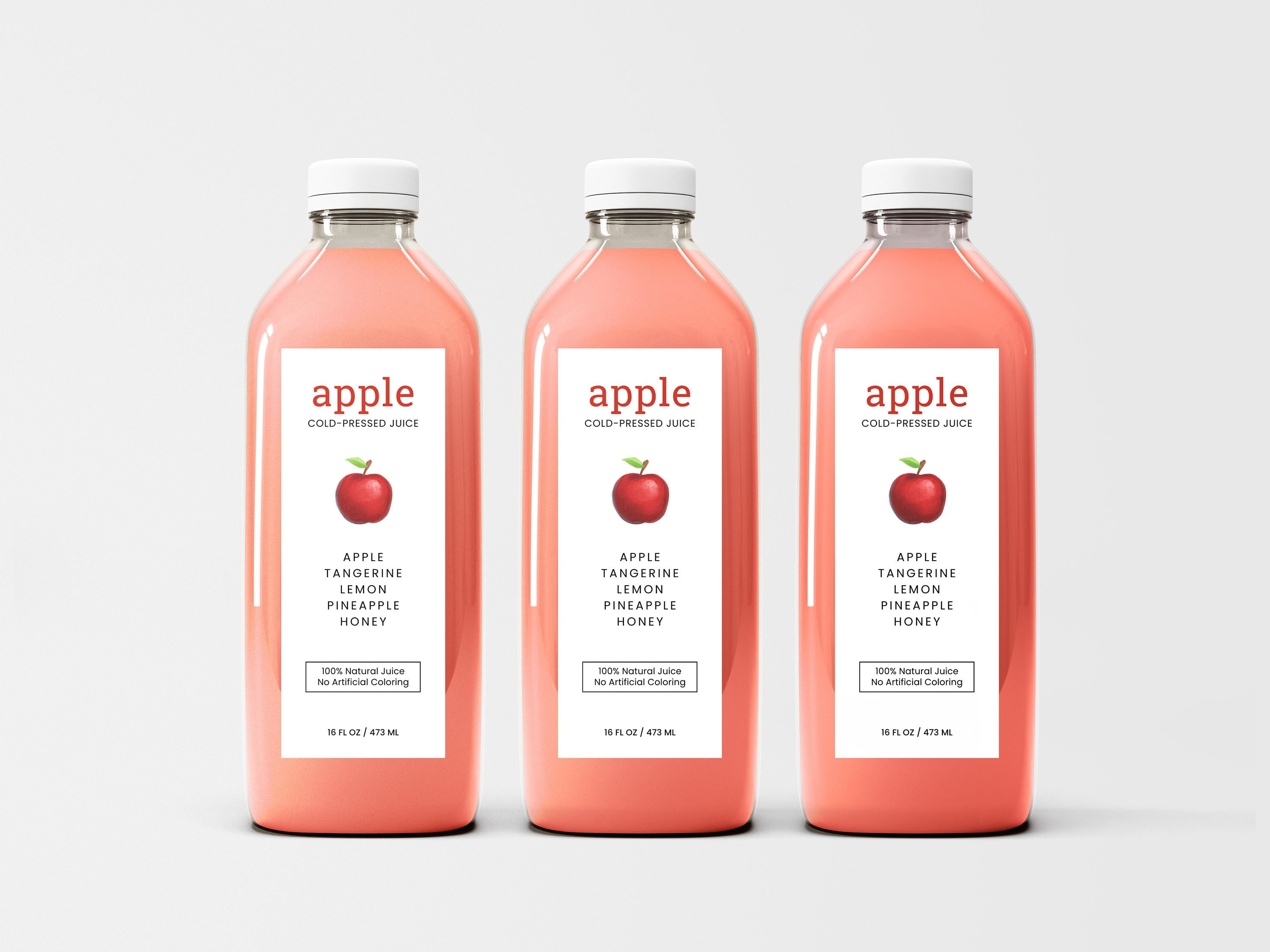 Editable Juice Bottle Label Template, DIY Customizable Juice Labels ...