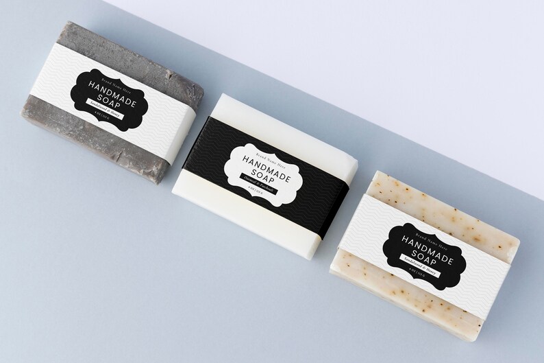 Soap Bar Labels Template, Canva Soap Labels, Handmade Soap Bar Labels ...