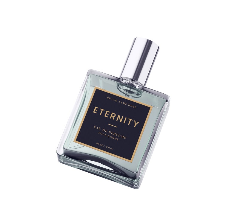 Canva Perfume Bottle Labels Design, Gold Metal Labels, Custom Fragrance ...