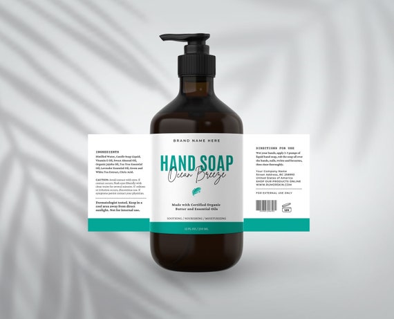 Liquid Soap Label