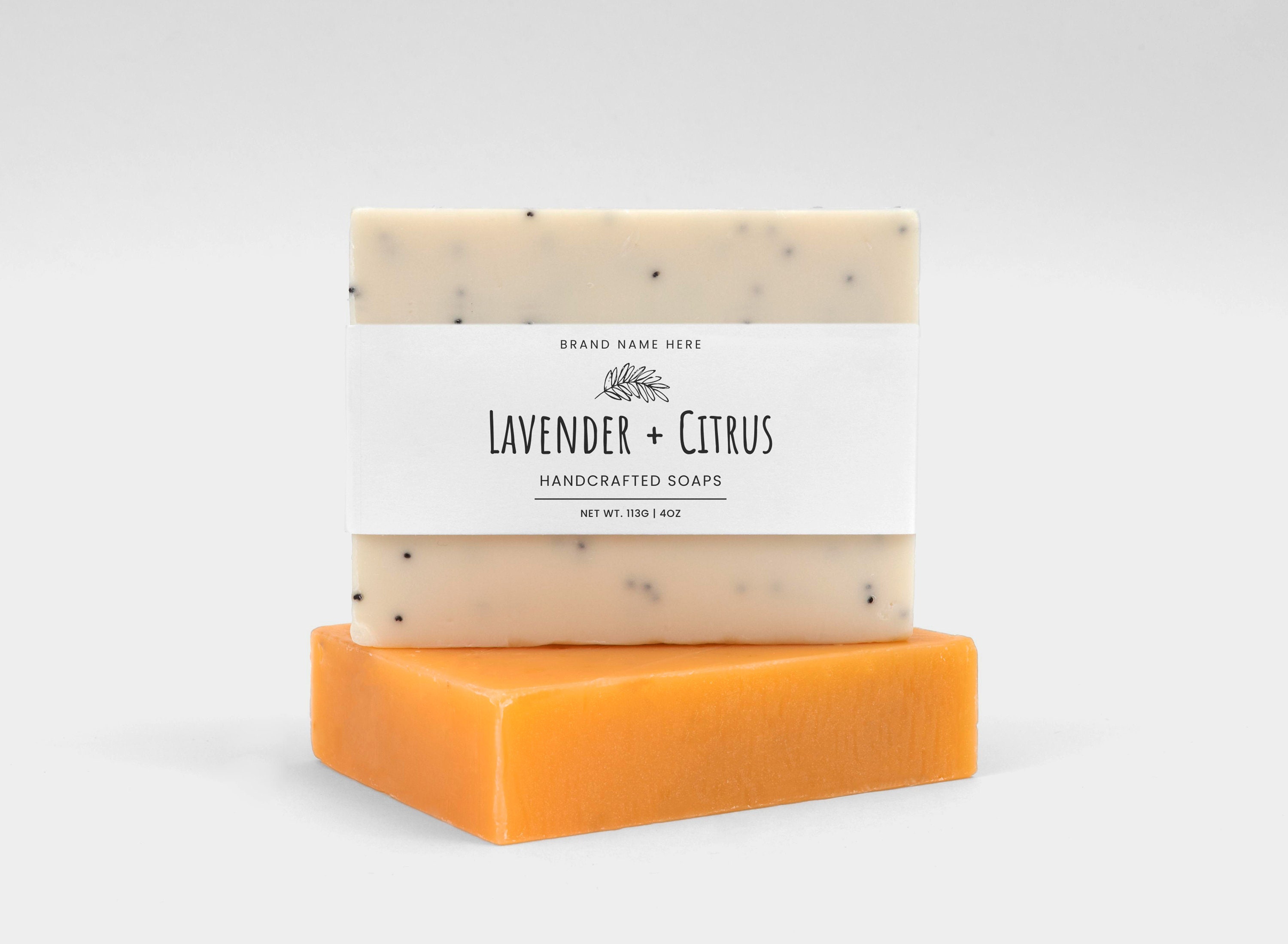 Handmade Soap Labels Template, DIY Soap Packaging, Printable Soap Wraps ...