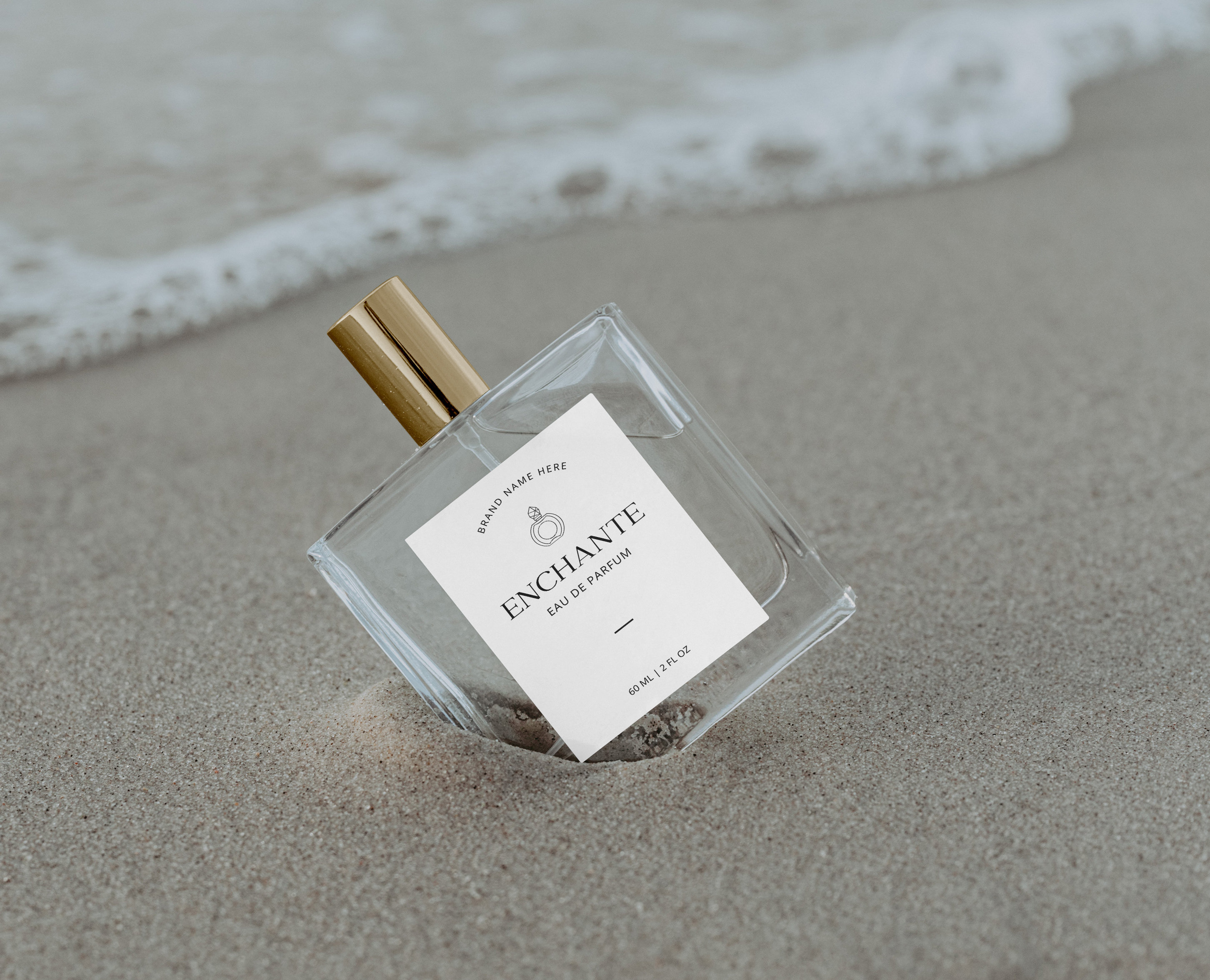 Perfume Label Template Design, Canva Labels for Perfumes, Perfume ...