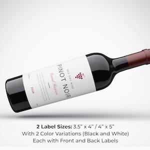 Wine Labels Template, Homemade Wine Label Design, Wine Bottle Label ...