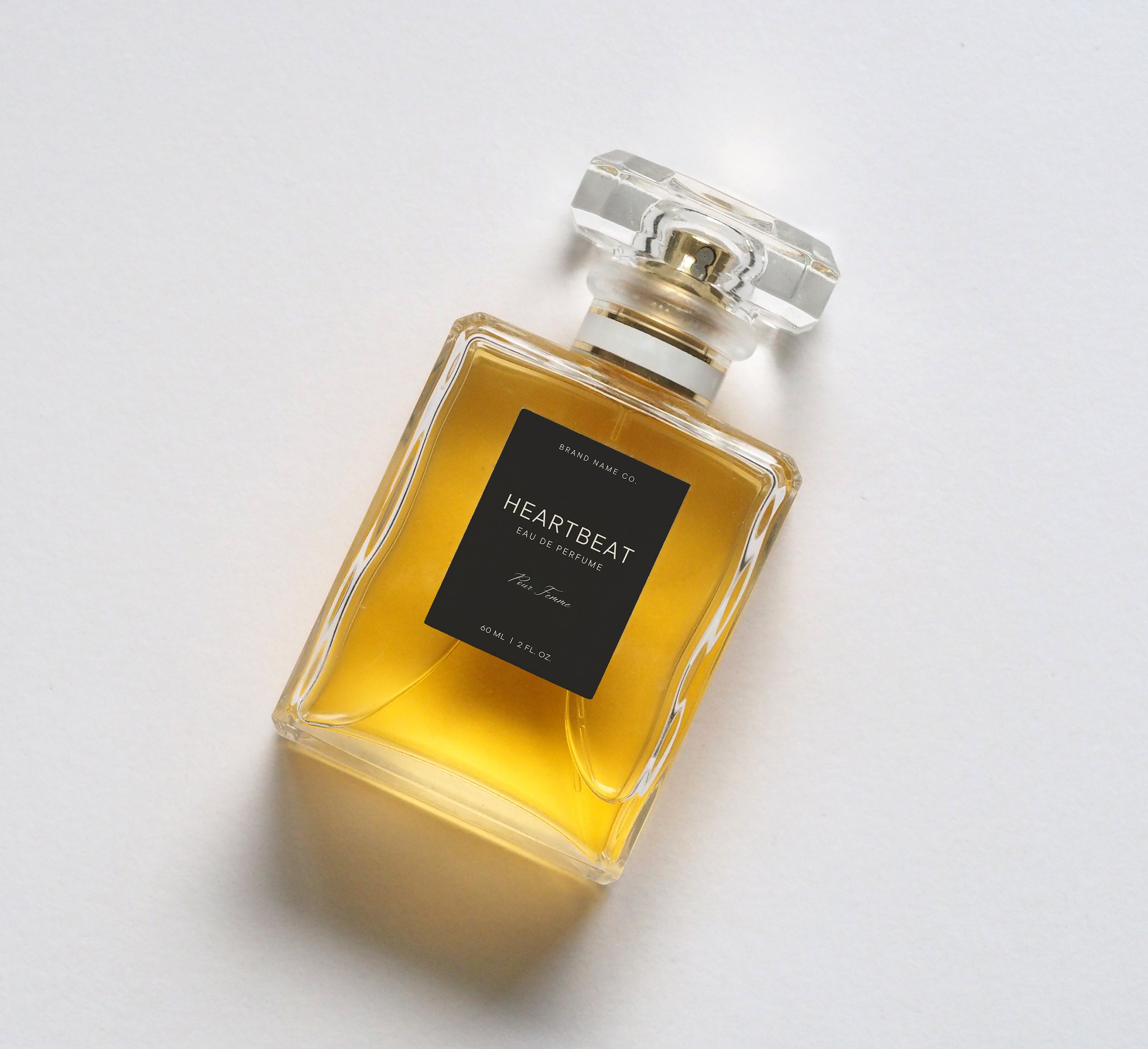 Perfume Bottle Label Design, Canva Perfume Labels, Editable Perfume ...