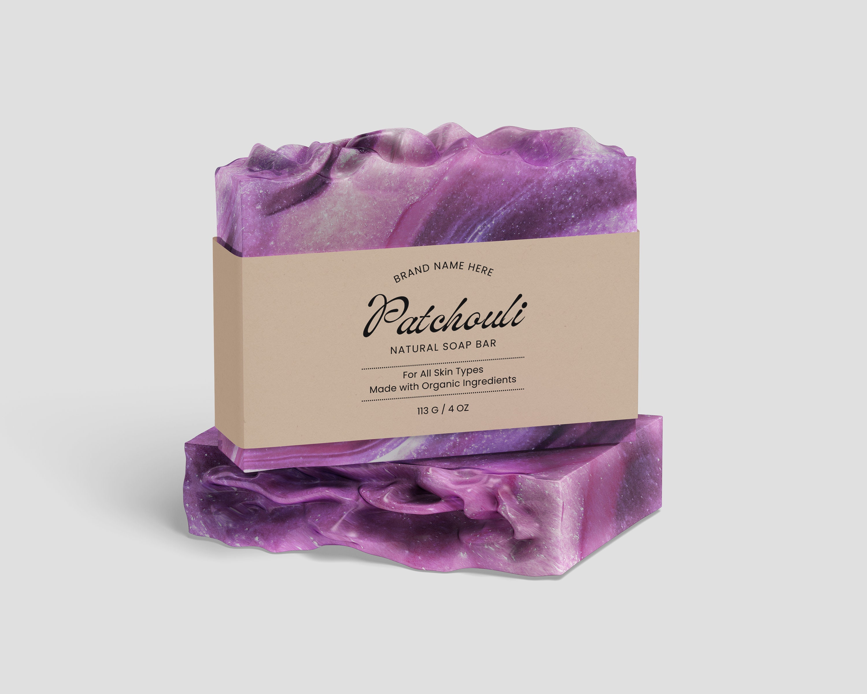 Elegant Soap Label Template Homemade Soap Bar Label Design - Etsy