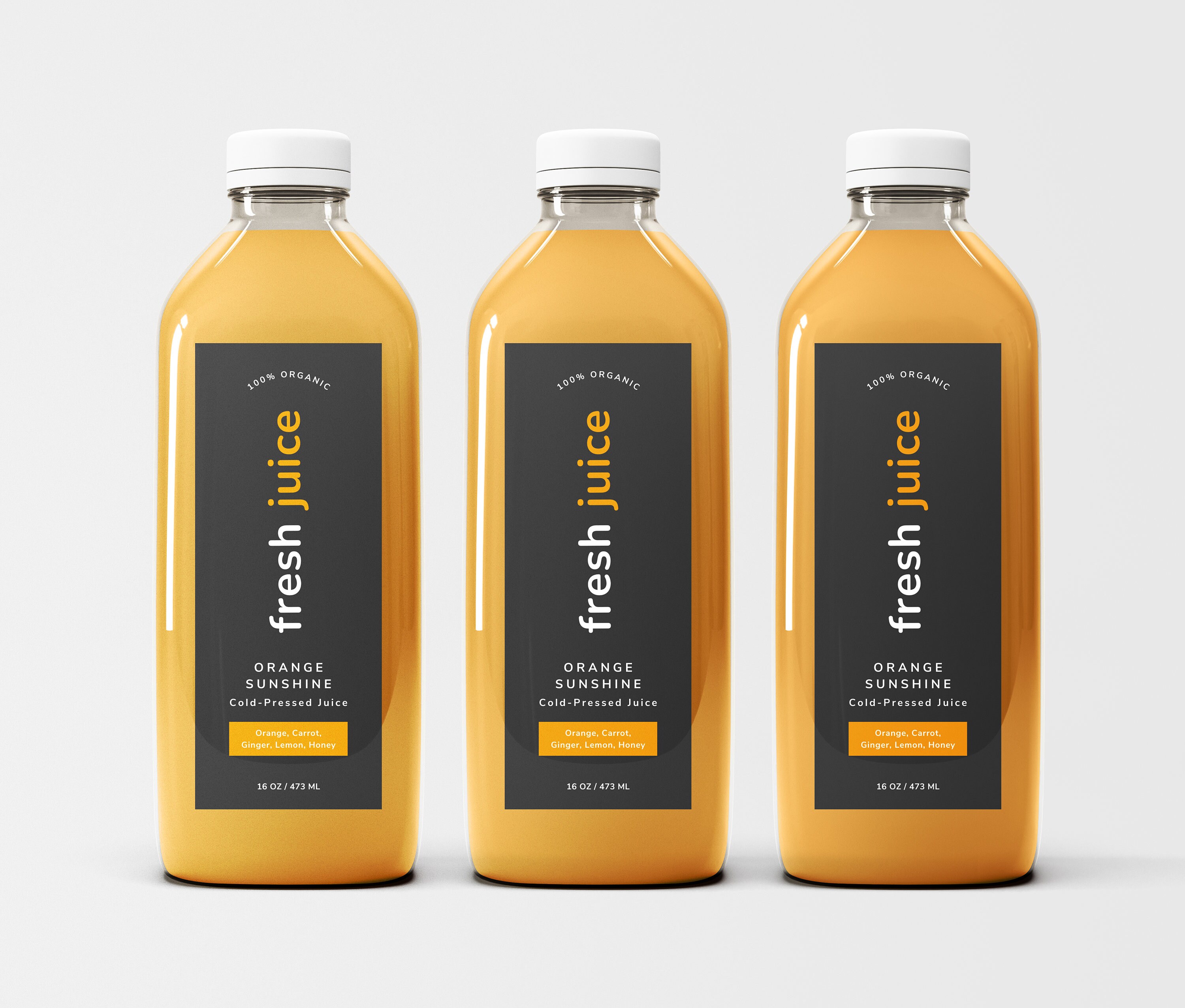 Customizable Juice Bottle Label Template, DIY Juice Bottle Labels ...