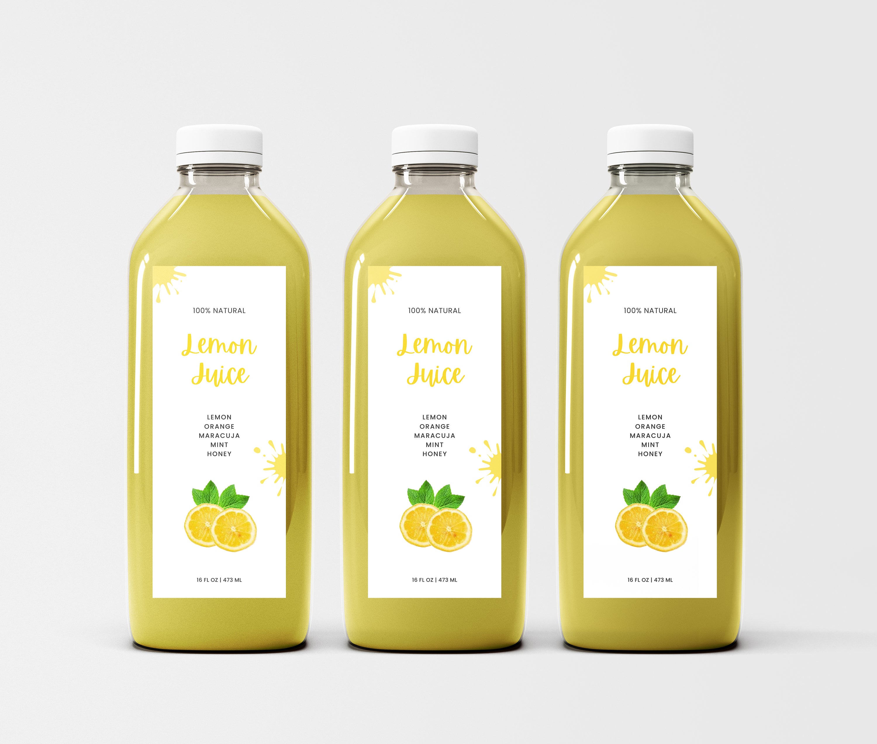 Juice Bottle Label, Custom Juice Labels, Drink Labels, Beverage Labels ...