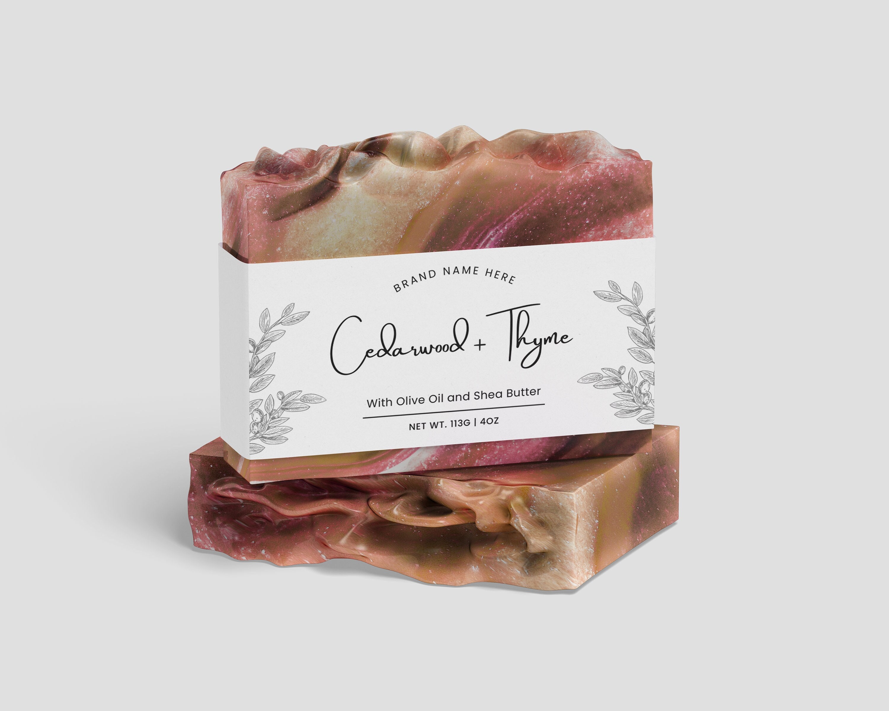 Soap Labels Template, Handmade Soap Label Design, Customizable Soap ...