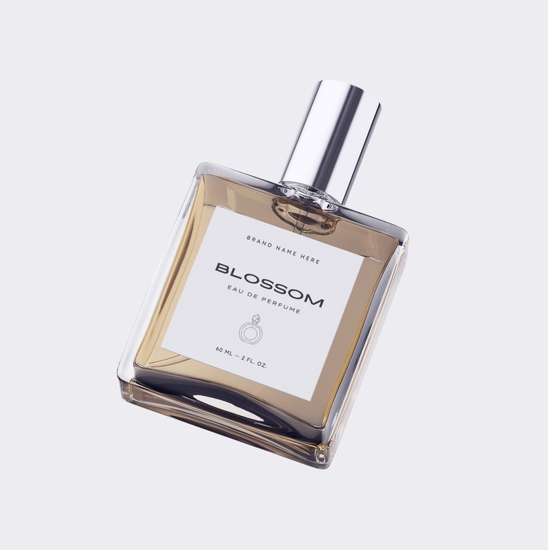 Perfume Bottle Label Template, Custom Perfume Labels, Fragrance Labels ...