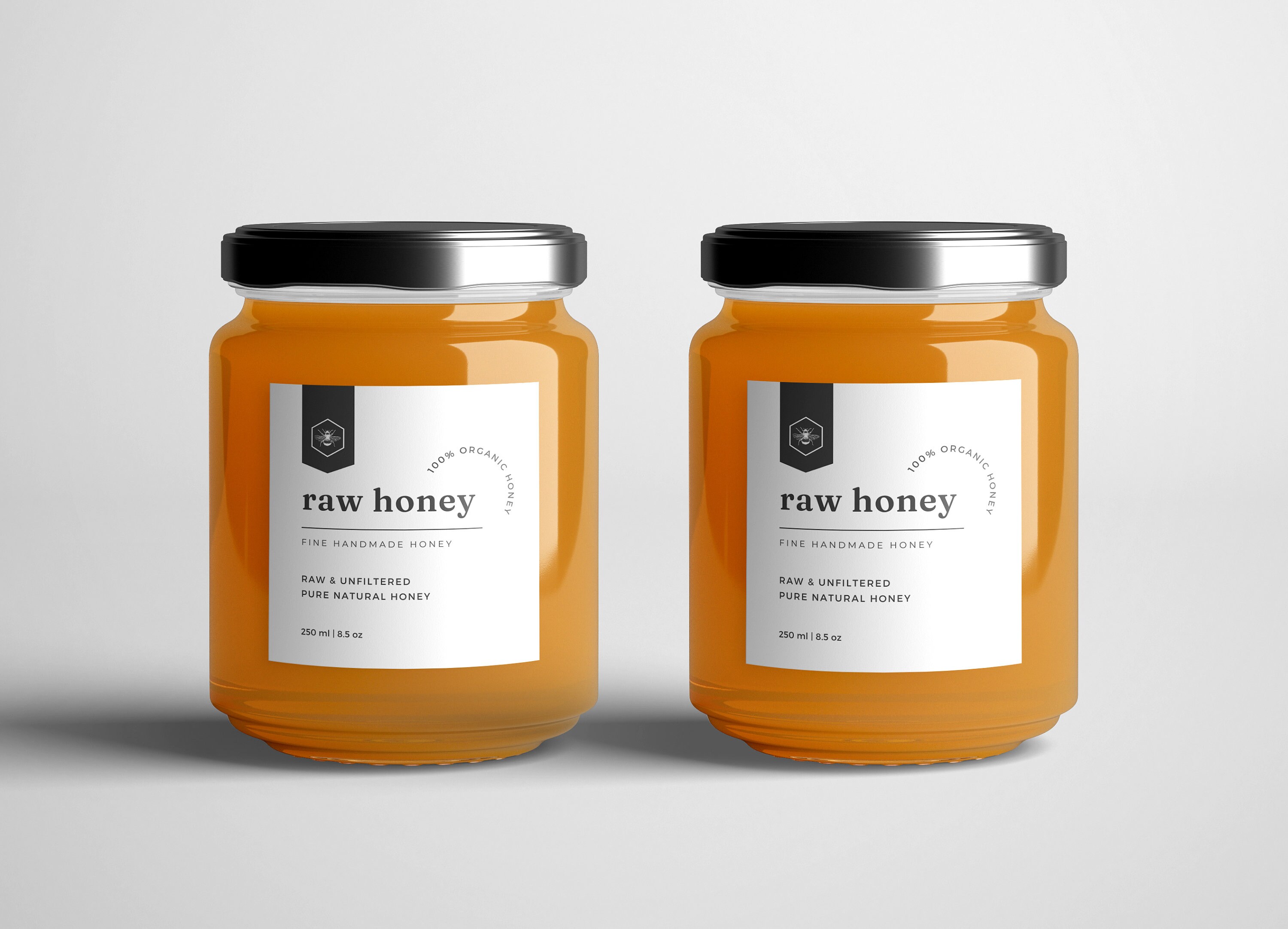 Honey Label Sticker, Homemade Honey Label, Honey Jar Labels, Honey ...
