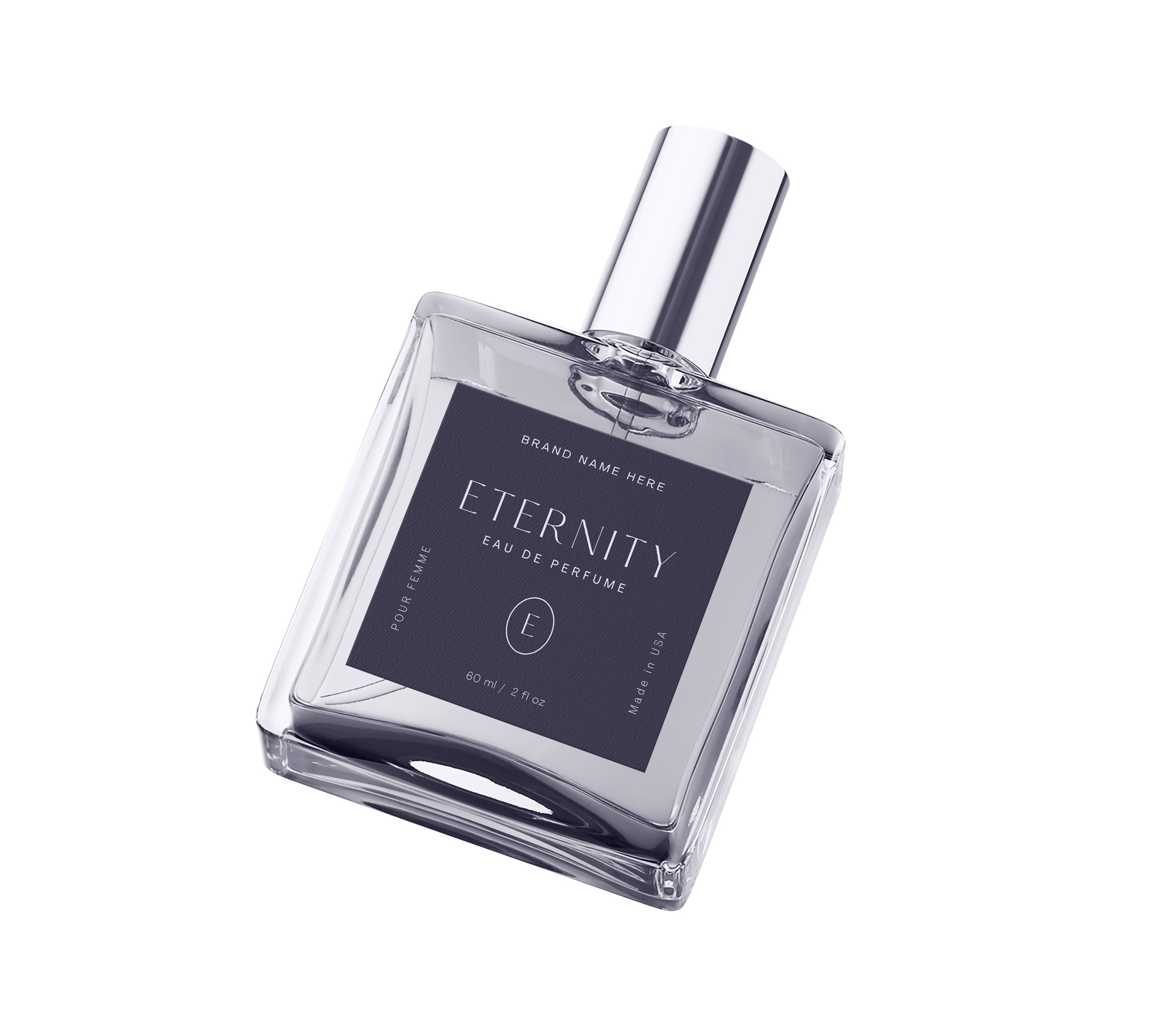 Luxury Perfume Bottle Label Design, Printable Perfume Labels, Custom ...