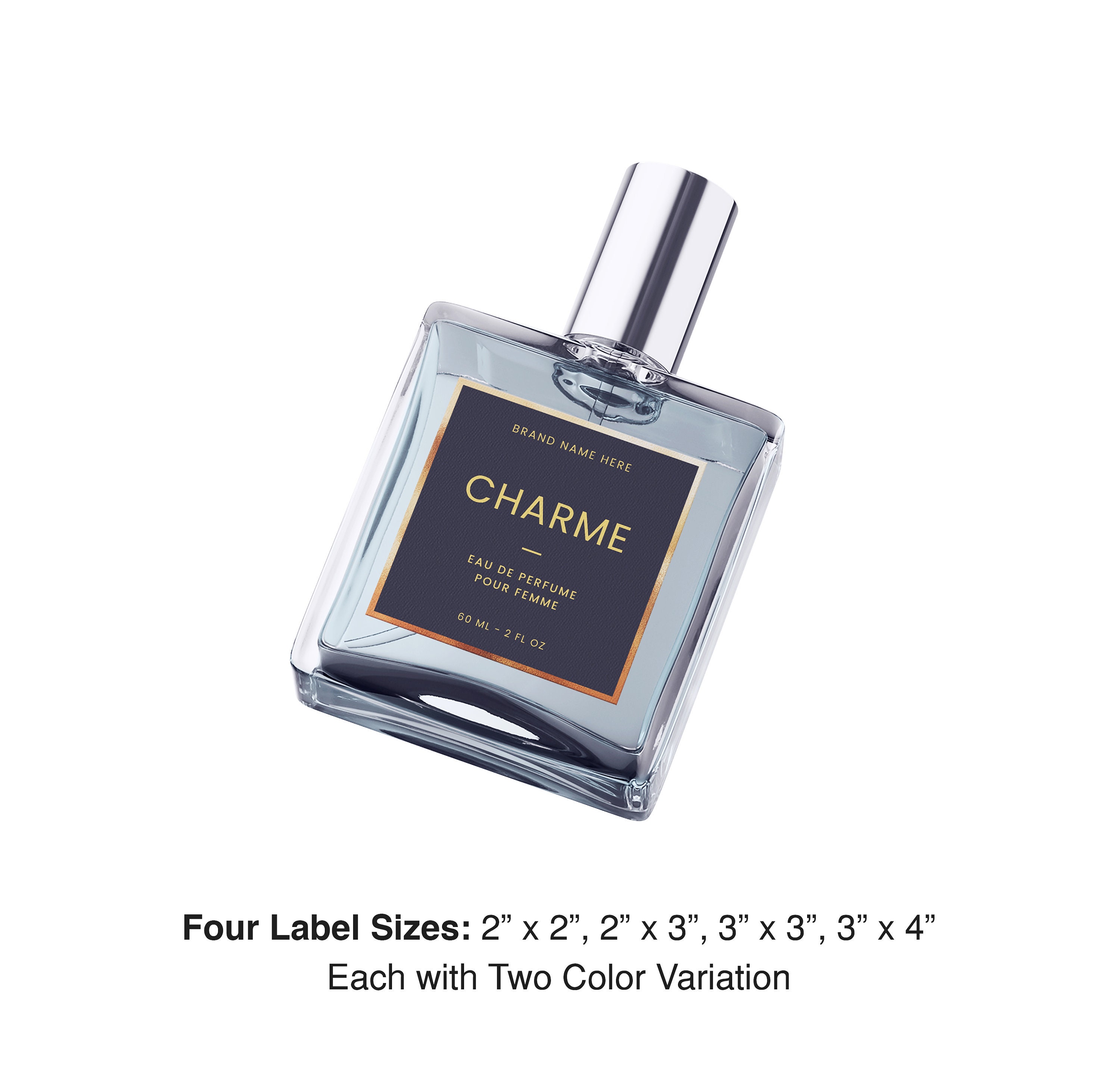 Perfume Bottle Label Design, Perfume Stickers, Fragrance Labels ...