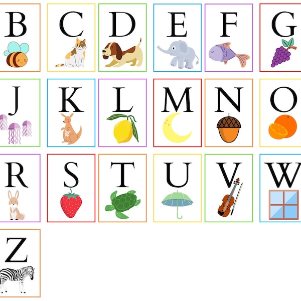 Educational Cards - Etsy