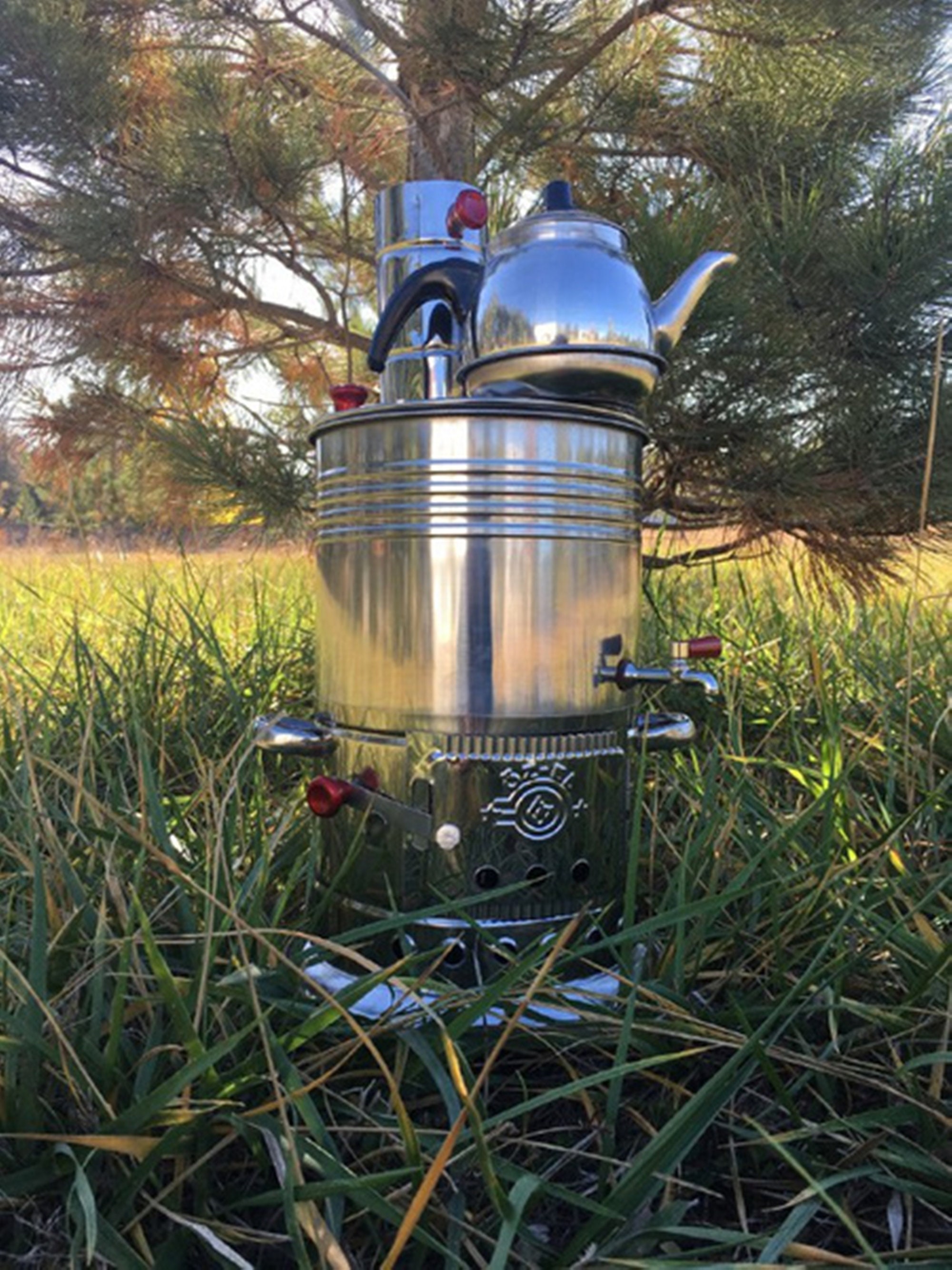 Camping Samovar + the Teapot(gift),bbq, Barbecue,kettle,best Seller ...