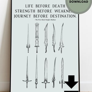Life Before Death Quote First Ideal Knights Radiant Honorblades the ...