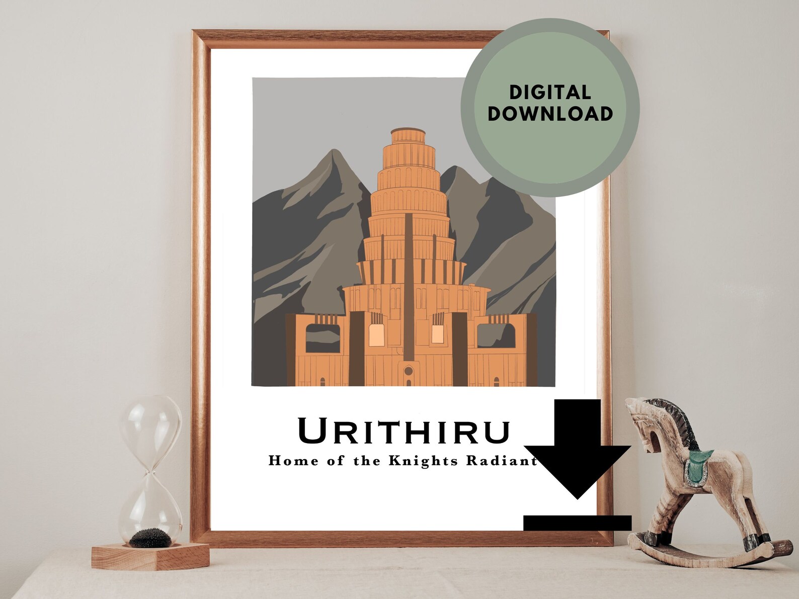 Urithiru Knights Radiant the Stormlight Archive Brandon - Etsy