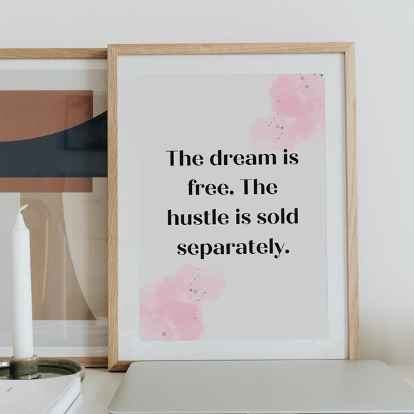 The Dream is Free - Etsy