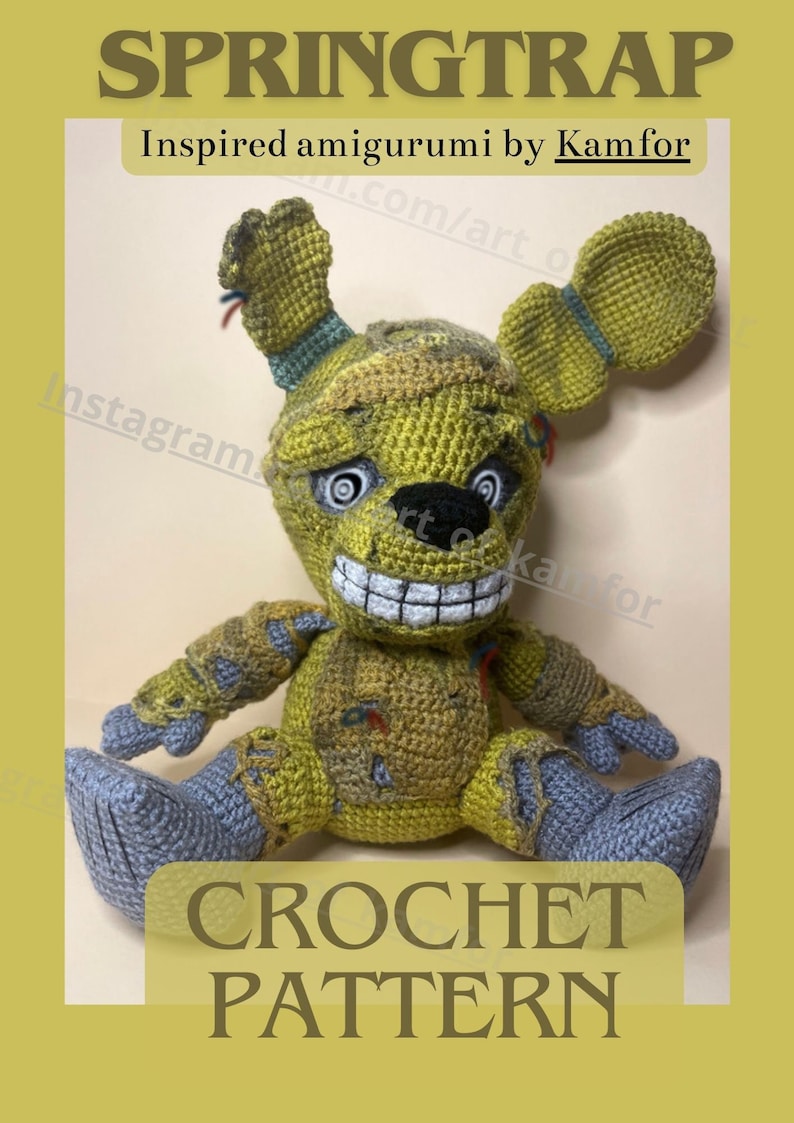 PDF CROCHET PATTERN Fnaf Pattern Bundle Ebook Part 2 - Etsy