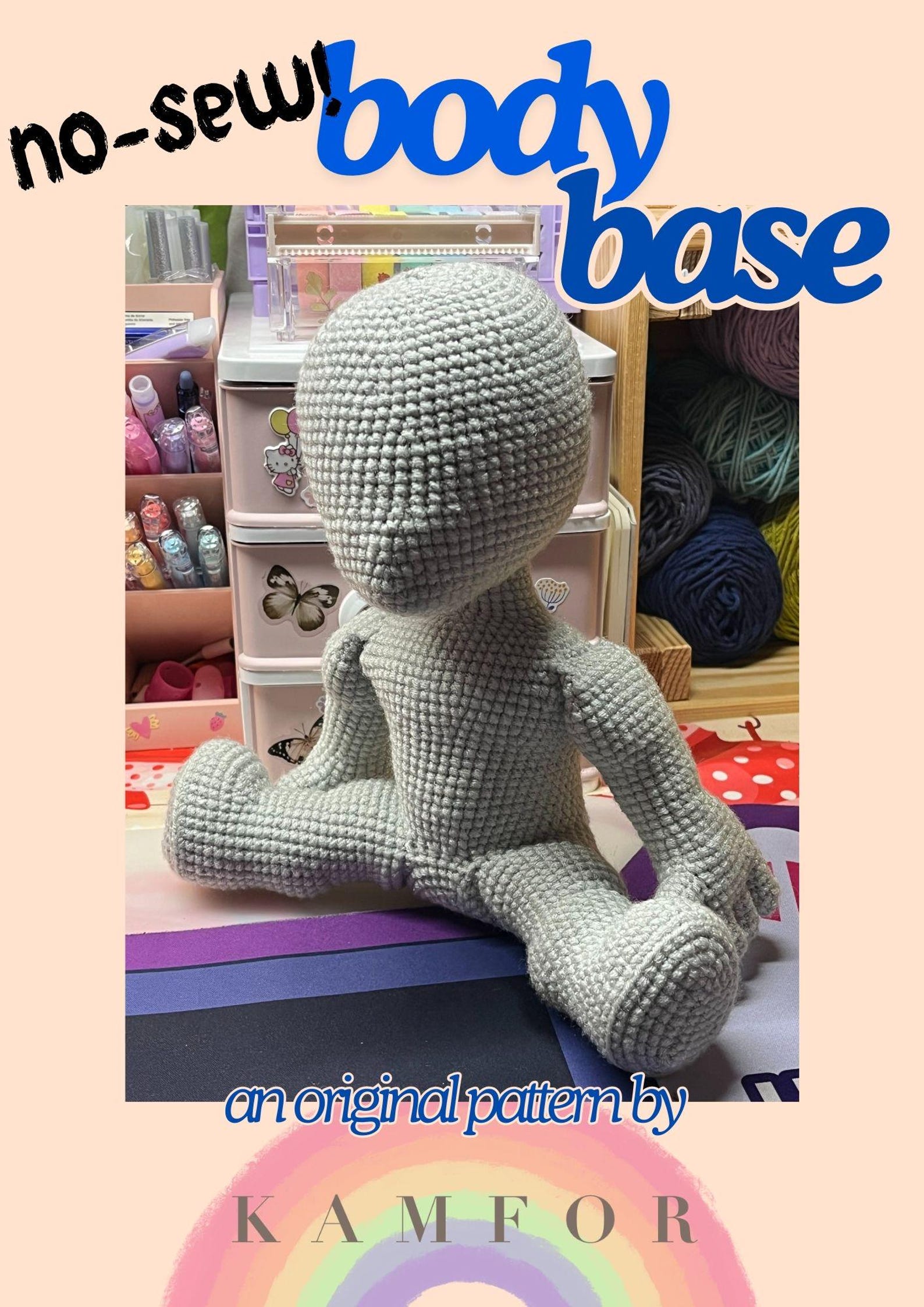 PDF CROCHET PATTERN Basic Doll Body - Etsy