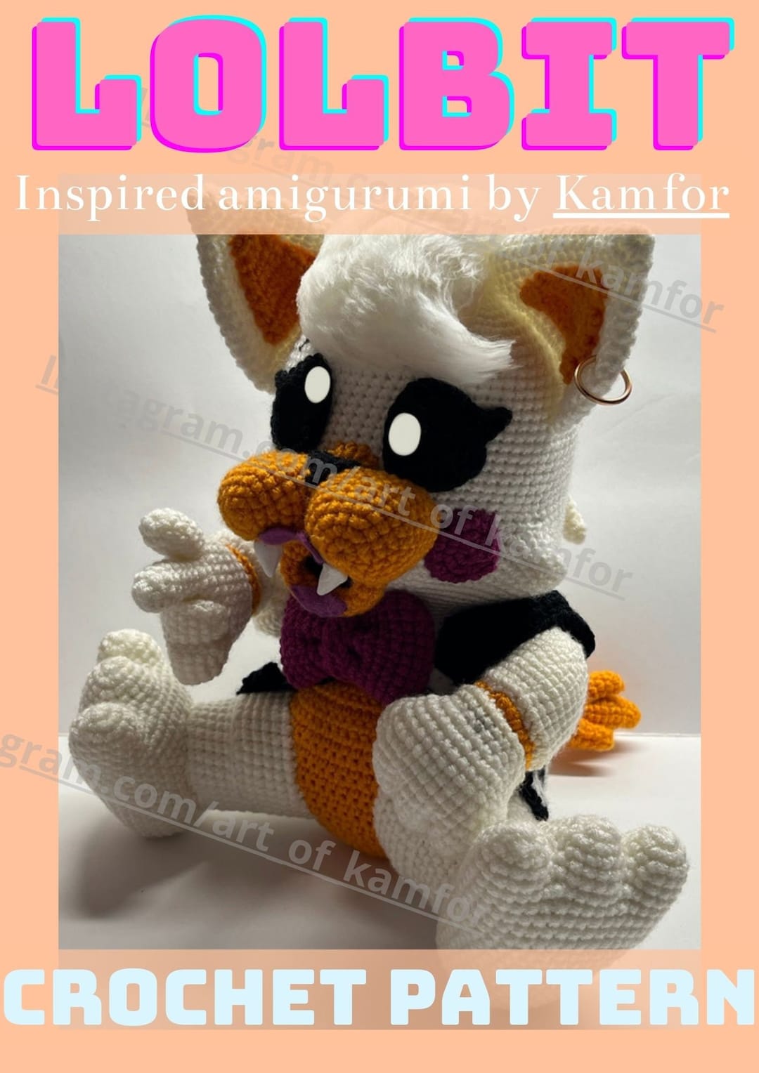 PDF CROCHET PATTERN Lolbit - Etsy