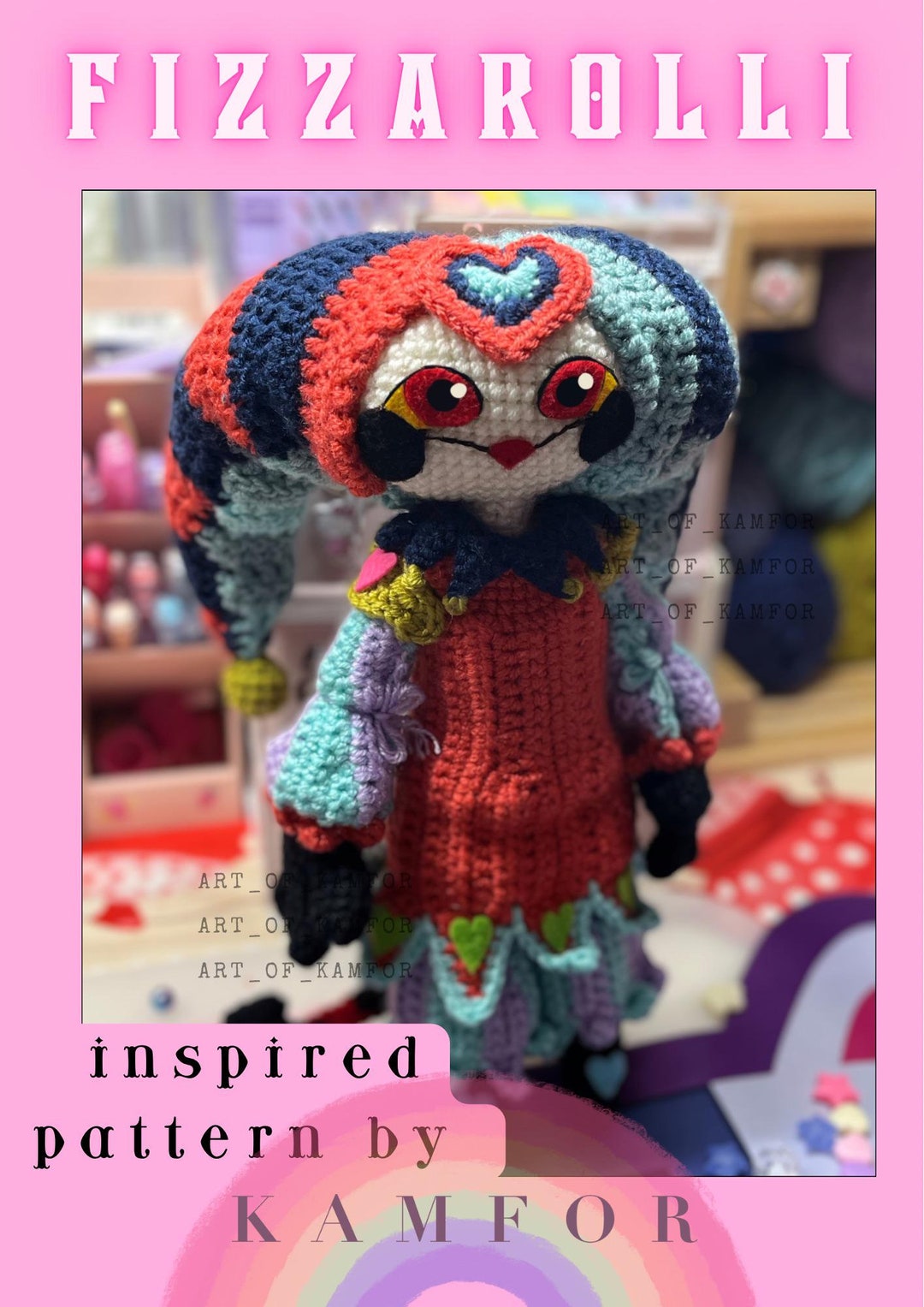 PDF CROCHET PATTERN Clown Jester - Etsy