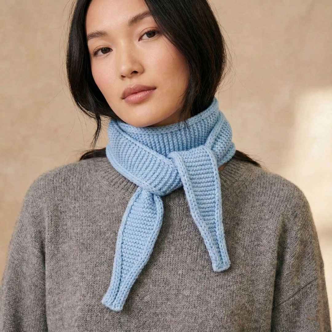 Sophie Scarf Knitting Pattern PDF | Minimal Knit Scarf Pattern | Easy ...