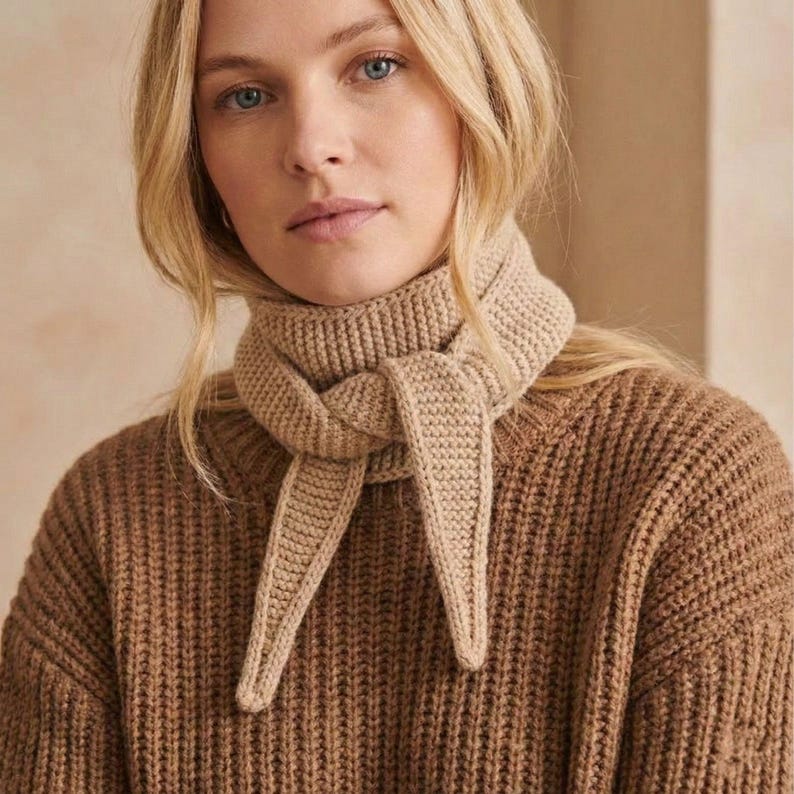 Sophie Scarf Knitting Pattern PDF | Minimal Knit Scarf Pattern | Easy ...