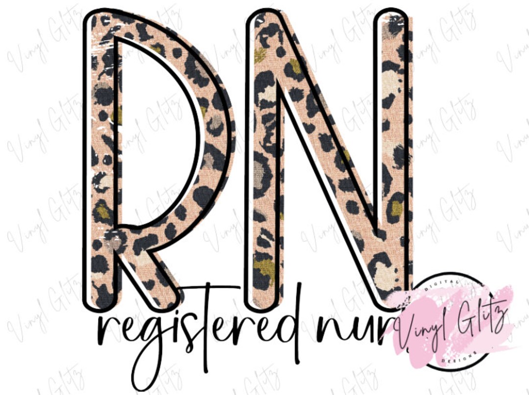 Leopard RN Sublimation Design | PNG (digital Download) - Etsy