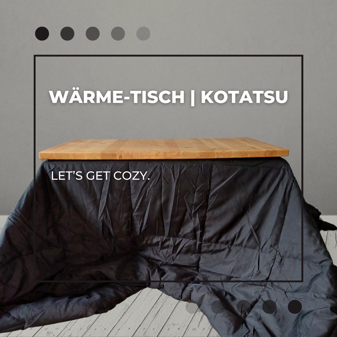 Kotatsu Warming Table Heating Table Heated Coffee Table - Etsy