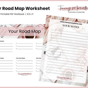 Your 10 Year Road Map Goal Setting Printable Worksheet | Etsy