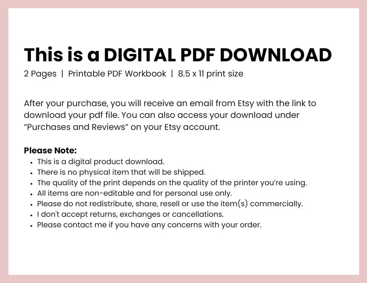 Your 10 Year Road Map Goal Setting Printable Worksheet Personal Growth ...