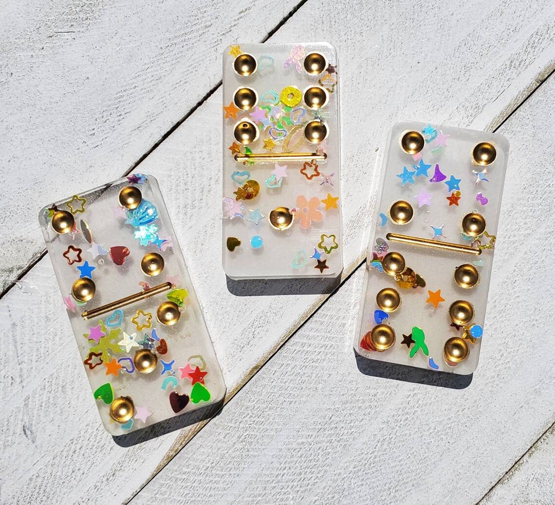 Resin Domino Set - Etsy