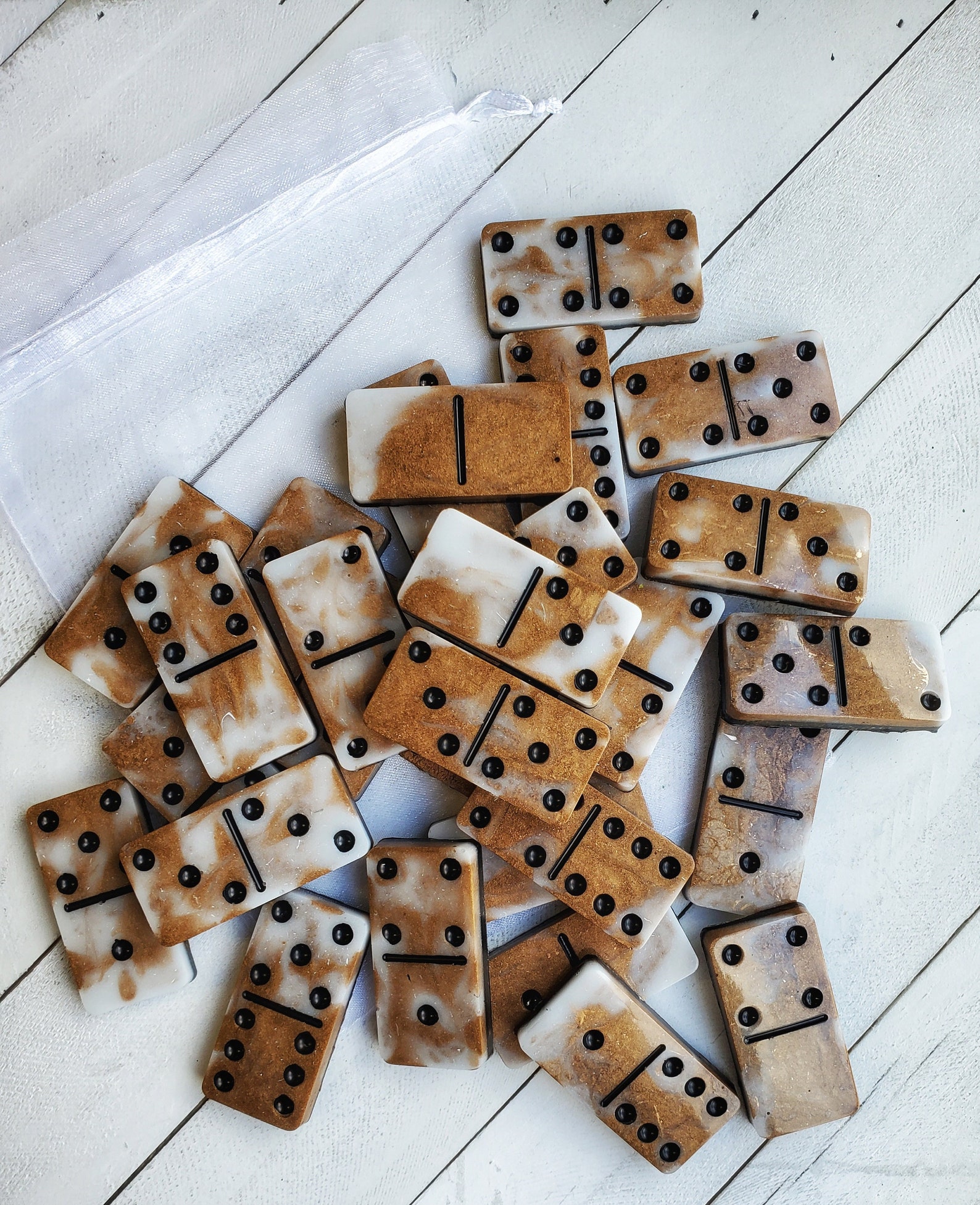 Resin Domino Set - Etsy
