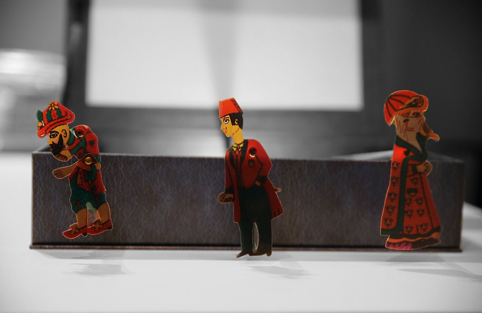 Shadow Puppet Karagöz and Hacivat Theater Puppet, Rare Ethnographic ...