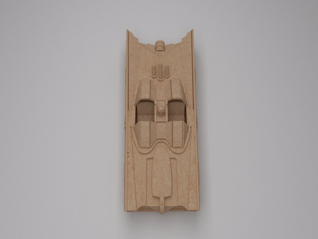 Batmobile Car - Laser Cut Files DXF CDR Vector Plans, Files Instant ...