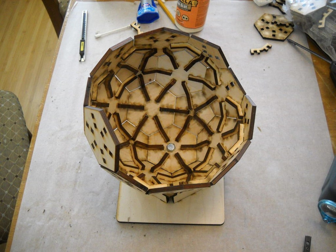 Soccer Ball. Laser Cut Files CDR, DXF Vector Plans, Glowforge Files ...
