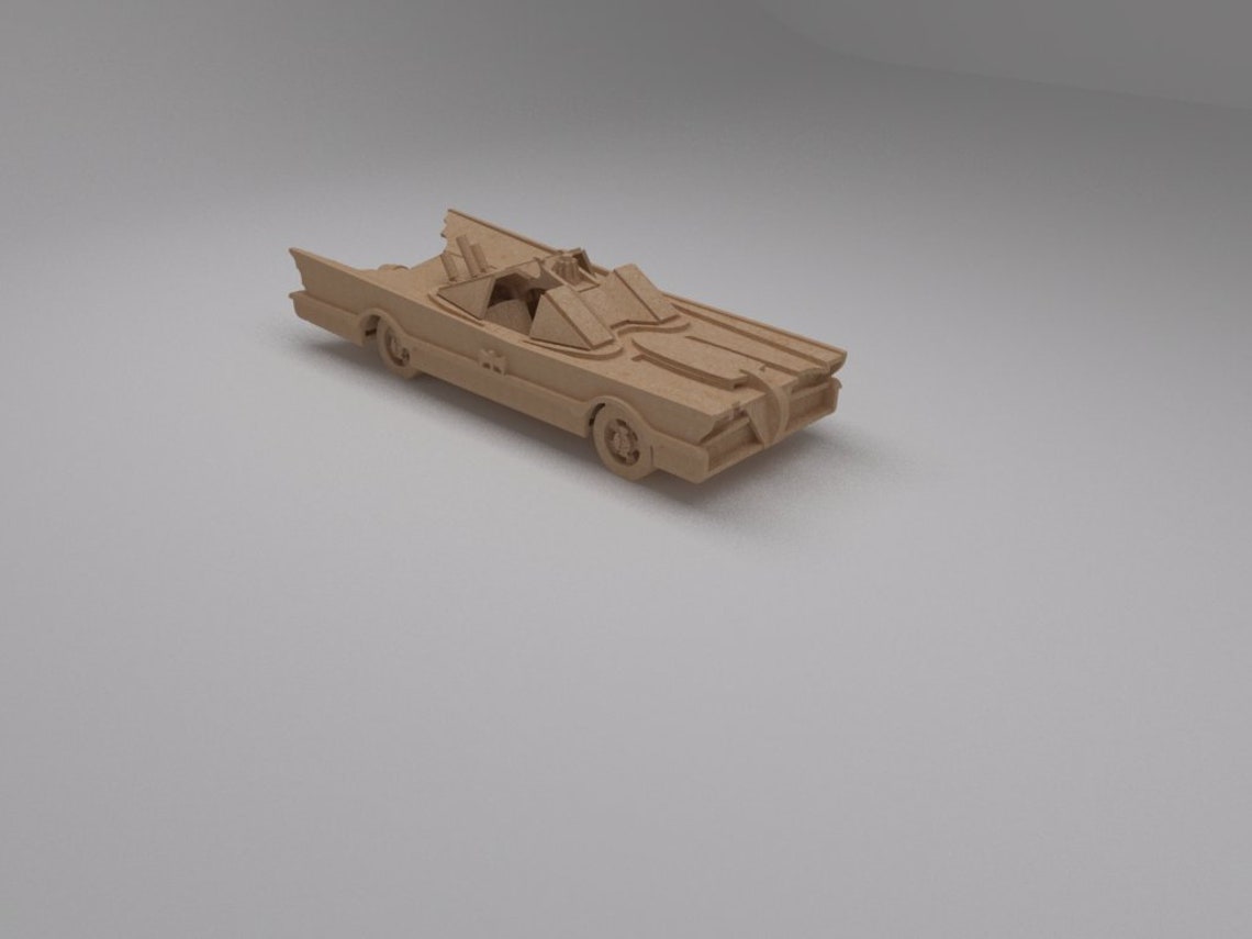 Batmobile Car - Laser Cut Files DXF CDR Vector Plans, Files Instant ...